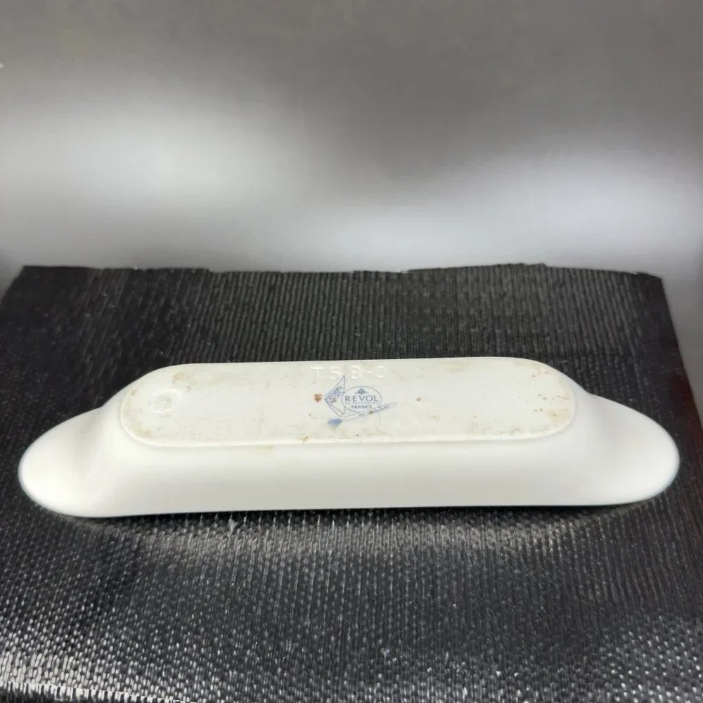 Revol France | Accents | Revol France Porcelain White Olive Dish Long ...
